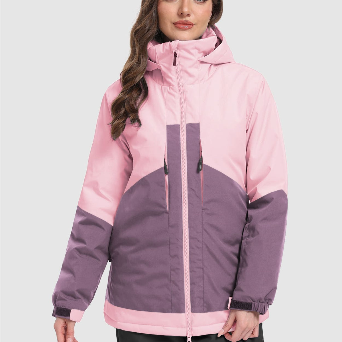 GEMYSE Women's Ski Jacket Waterproof Snow Jacket Windproof Warm Winter